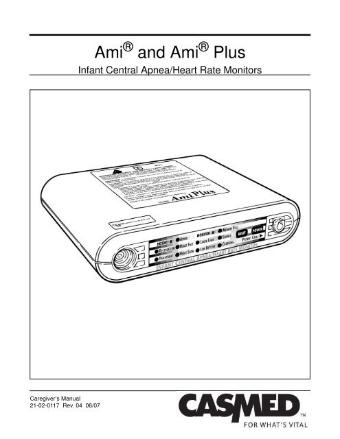 Ami and Ami Plus - CAS Medical Systems, Inc.