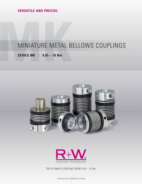 MINIATURE METAL BELLOWS COUPLINGS - Motor Systems, Inc.