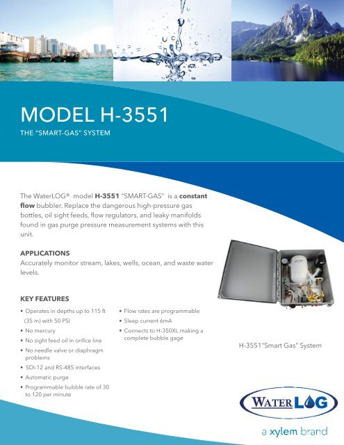 H-3551 Brochure - WaterLOG