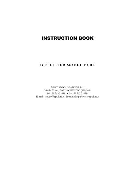 de filter model dcbl