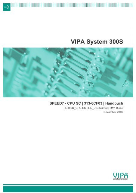VIPA System 300S SPEED7 - CPU SC | 313-6CF03 ... - Vipa.com