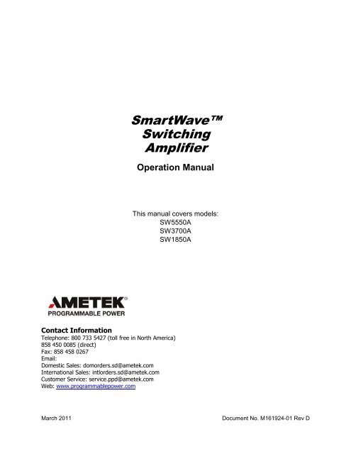 (1.47MB) Rev D - AMETEK Programmable Power