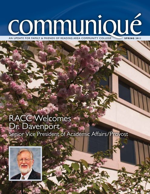 RACC Welcomes Dr. Davenport - Reading Area Community College