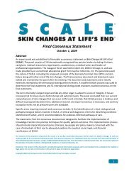 SCALE: Skin Changes at Life's End - Wounds