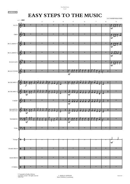 EASY STEPS TO THE MUSIC
