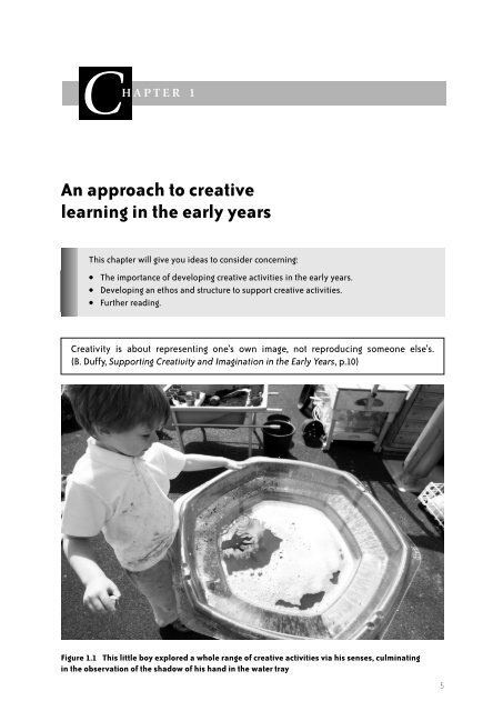 An approach to creative learning in the early years