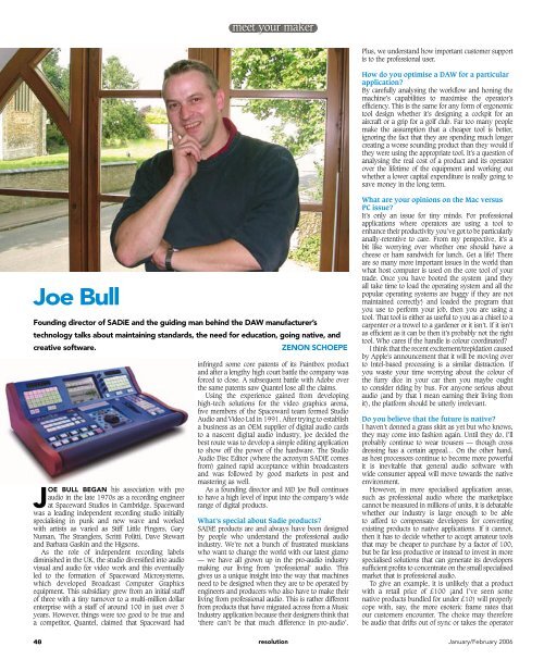 Joe Bull - Resolution