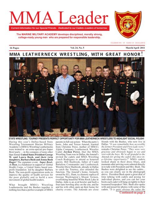 MMA Leader - Marine Military Academy