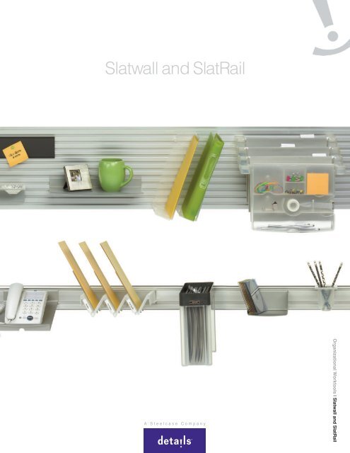 Slatwall and SlatRail - Steelcase