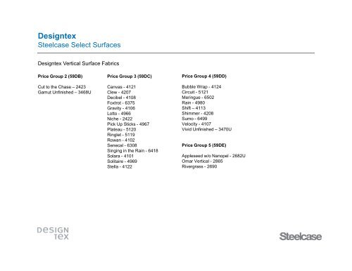 Designtex - Steelcase