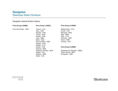 Designtex - Steelcase