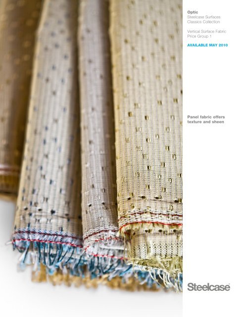 Optic Steelcase Surfaces Classics Collection Vertical Surface Fabric ...