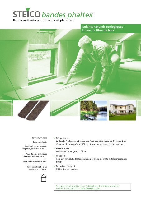 bandes phaltex - Steico