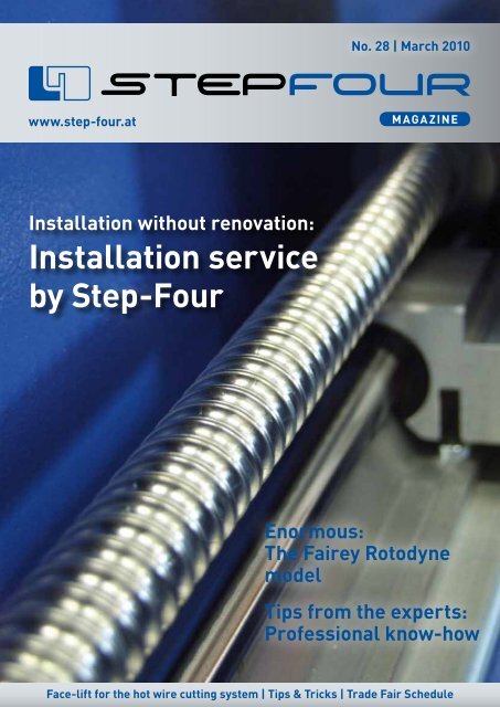Installation service by Step-Four Tips from the experts