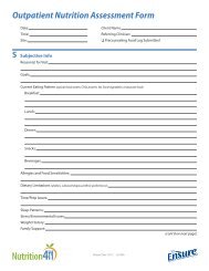 Pediatric Nutrition Assessment Checklist - Nutrition411.com