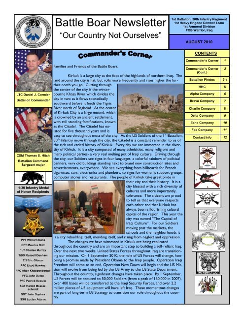 Battle Boar Newsletter - Fort Stewart - U.S. Army
