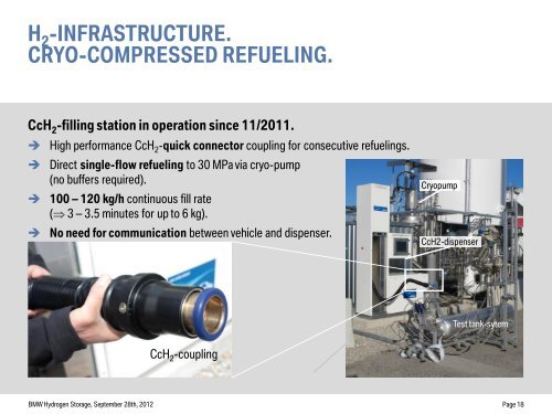 H 2 -INFRASTRUCTURE. CRYO