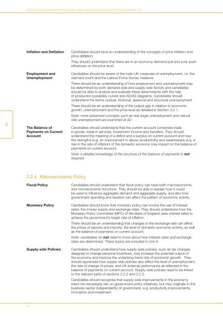 GCE Economics