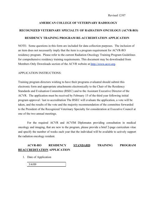 University of California - ACVR