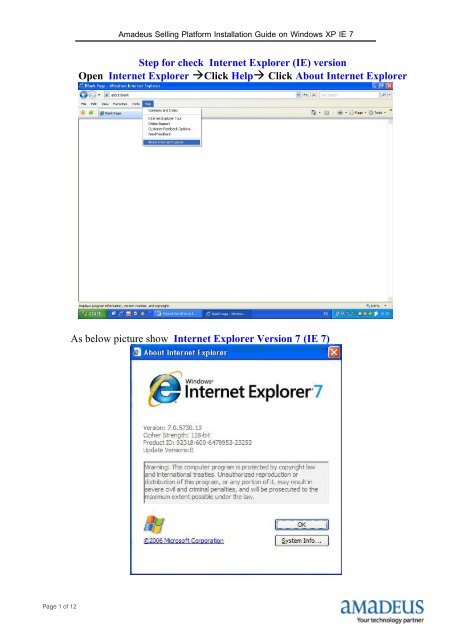 Install Ie 7