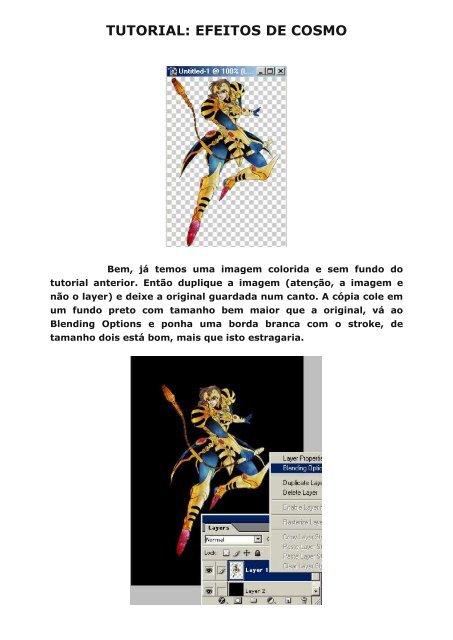 TUTORIAL: EFEITOS DE COSMO