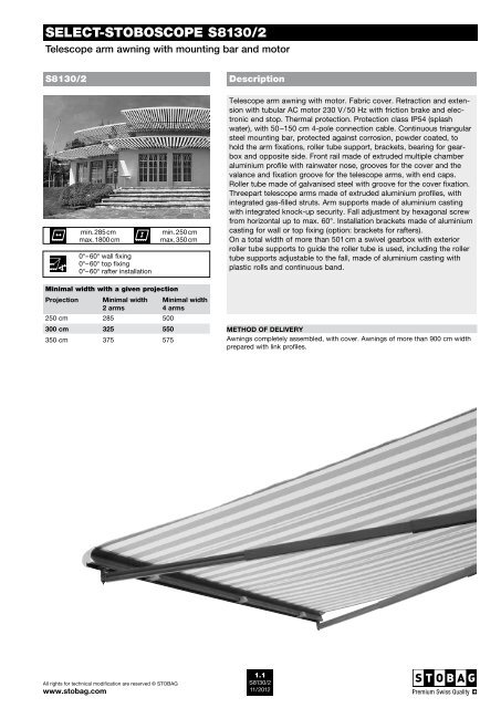 Data sheet - Stobag