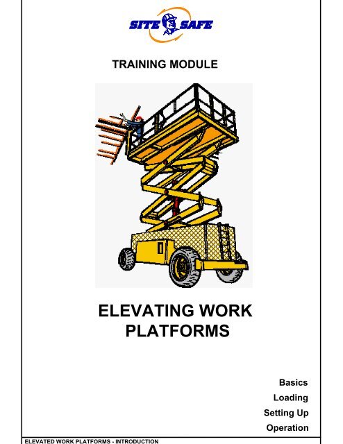 Elevated Work Platform Safety Guidelines Elevated Work Platforms Brisbane