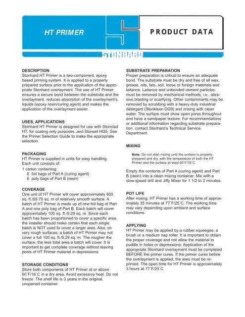 HT Primer.pdf - StonCor Europe