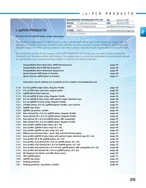 Bioplastic qPCR_prod.. - BioFrontier Technology