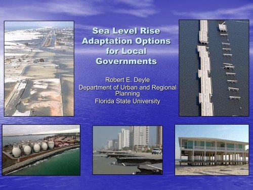 Sea Level Rise Adaptation Options for Local Governments