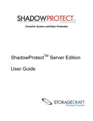 ShadowProtect User Guide 4.1.5.pdf - StorageCraft