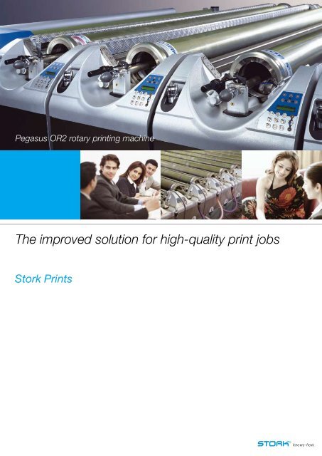 Pegasus OR2 rotary printing machine - Stork Prints