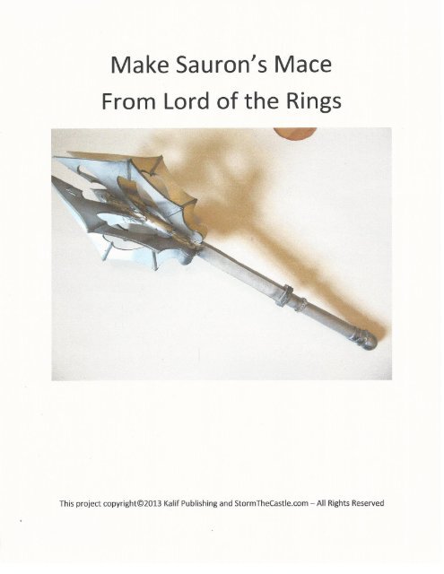 Make Sauron's Mace - Storm The Castle