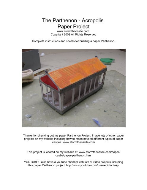 How To Make An Acropolis Model