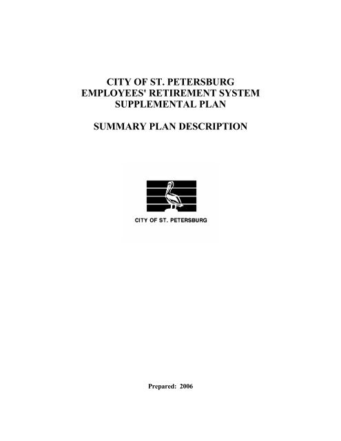 retirement system supplemental plan summary plan description