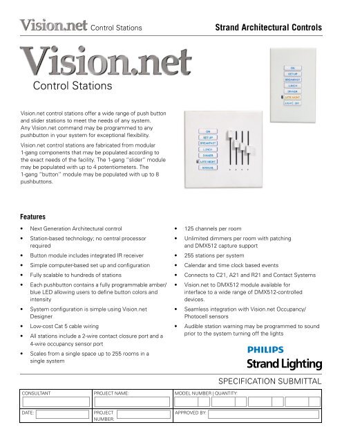 Control Stations - Strand Lighting