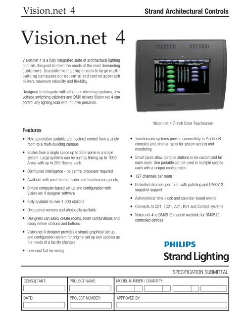 Strand Architectural Controls - Strand Lighting