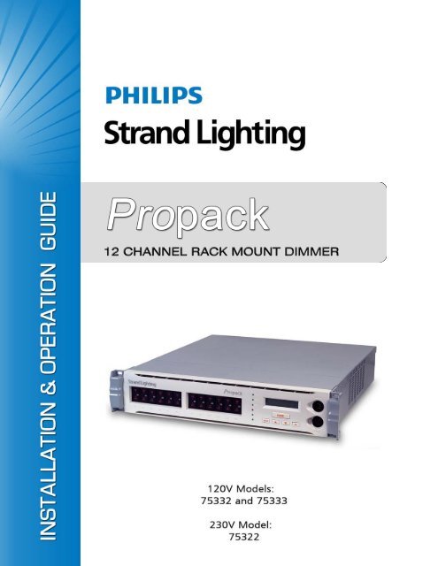 1. About This Guide - Strand Lighting