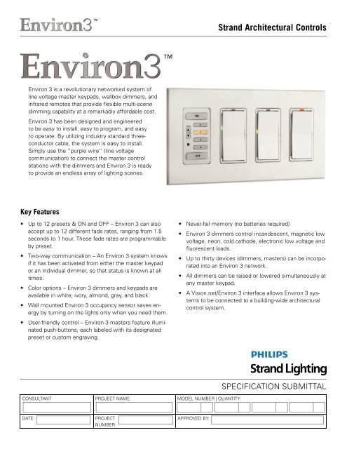 Strand Architectural Controls - Strand Lighting