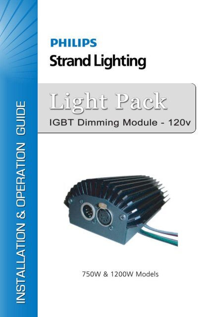 Light Pack Dimmer - IGBT Diming Module 120v ... - Strand Lighting