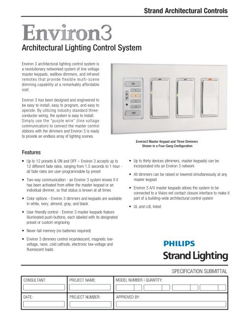 Architectural Lighting Control System - Strand Lighting