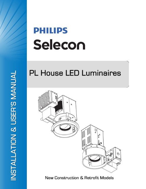 PL House Light LED Luminaire Installation & User's - Strand Lighting