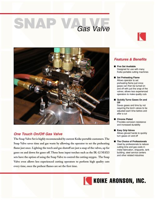 Snap Valve - Koike