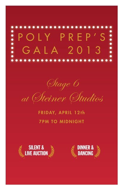 at Steiner Studios - Poly Prep Country Day School