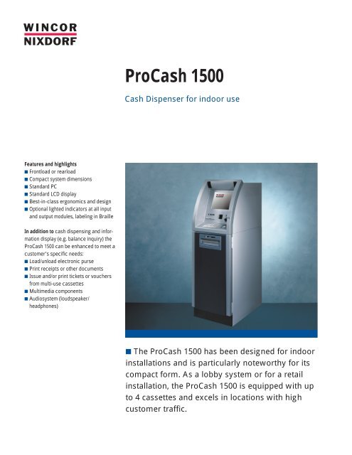 ProCash 1500 - Salvex