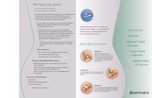 Filshie Clip System - CooperSurgical