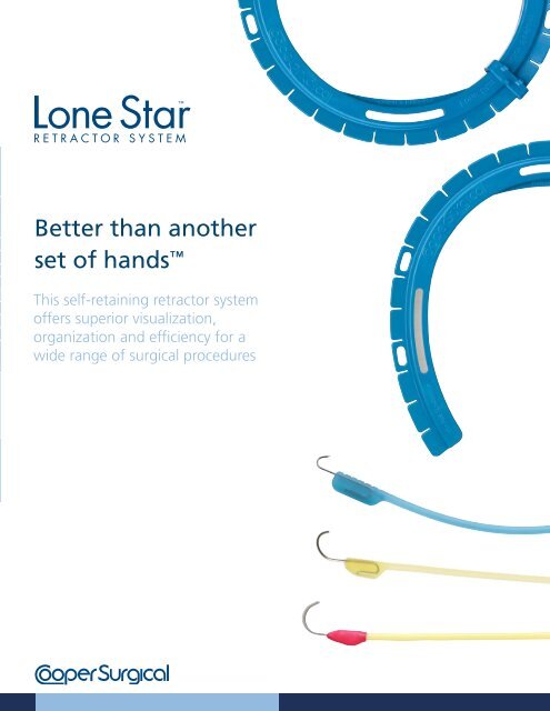 Lone Star Retractor System Brochure - Endotherapeutics