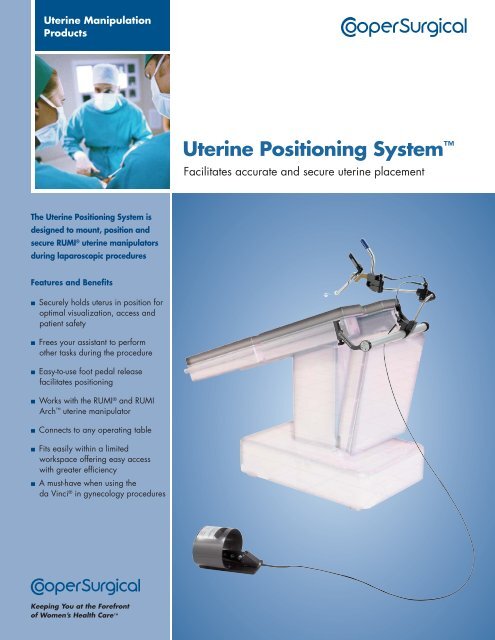 Uterine Positioning System - CooperSurgical