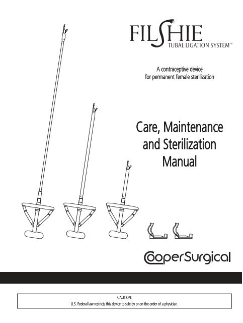 Filshie Care, Maintenance and Sterilazation ... - CooperSurgical