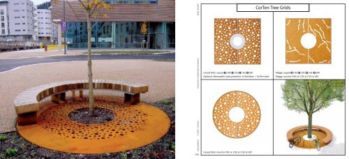 CorTen Tree Grids - Streetlife